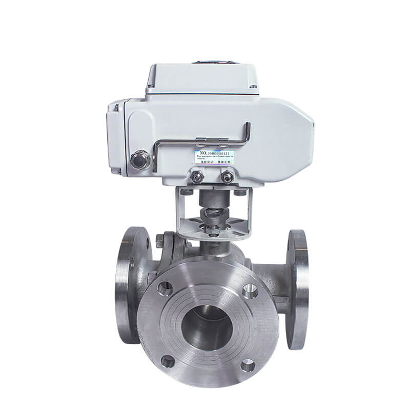 3 Way Electric Actuator Ball Valve - Electric Ball Valve Manufacturers ...